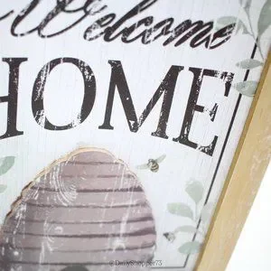 Ashland | Accents | Ashland Rustic Shabby Chic Bee Hive Welcome Home ...